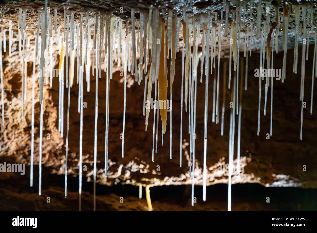 Soda straws stalactites stalagmites hi-res stock photography and images ...