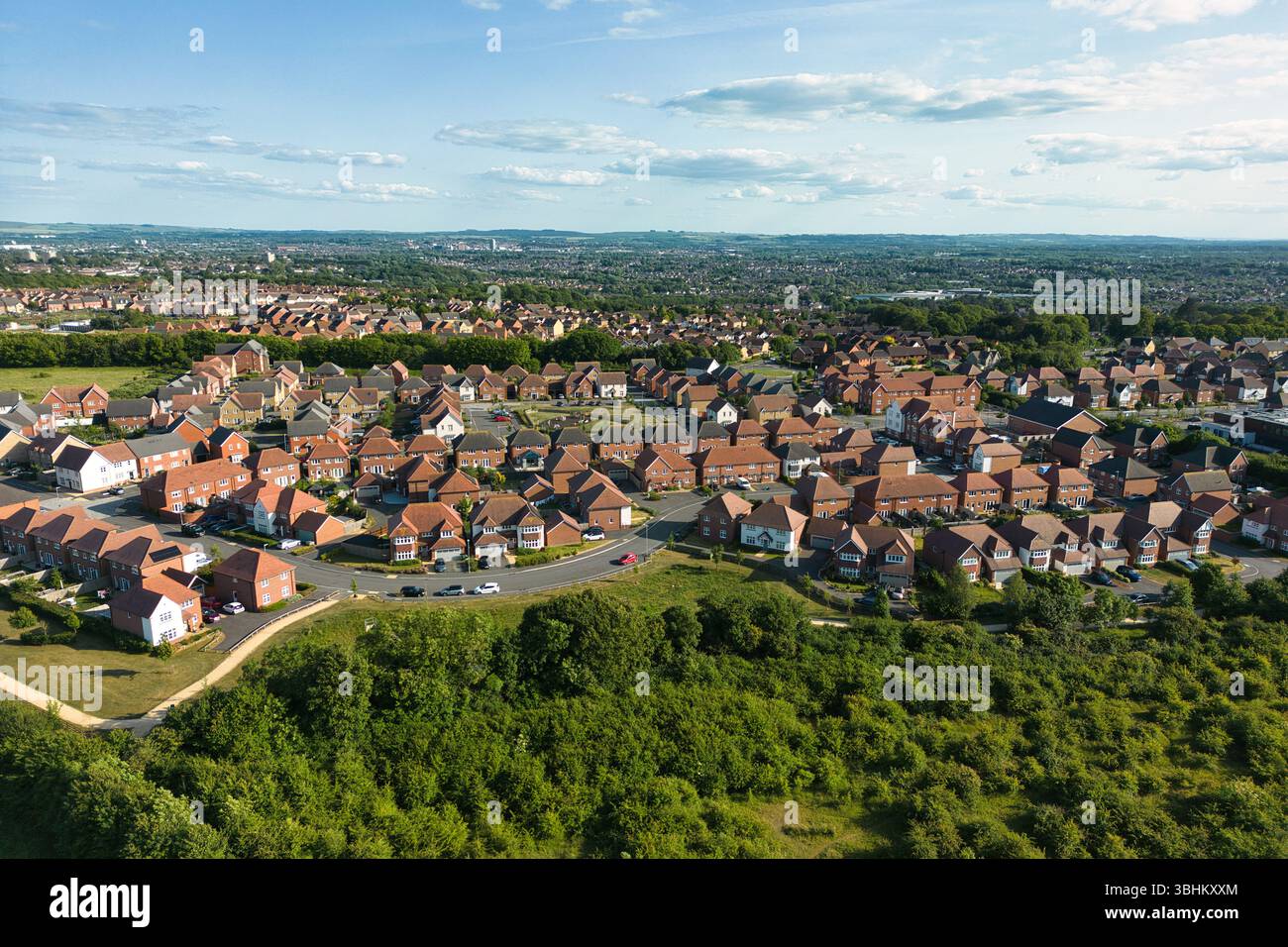 High angle footage british residential hi-res stock photography and ...