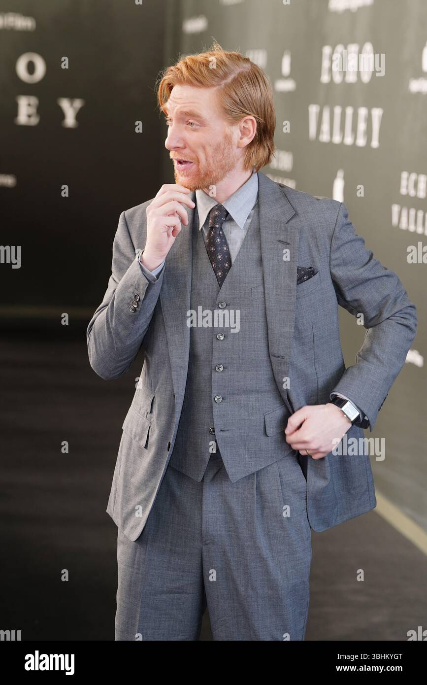 Domhnall Gleeson attending the European premiere of Echo Valley, at BFI ...