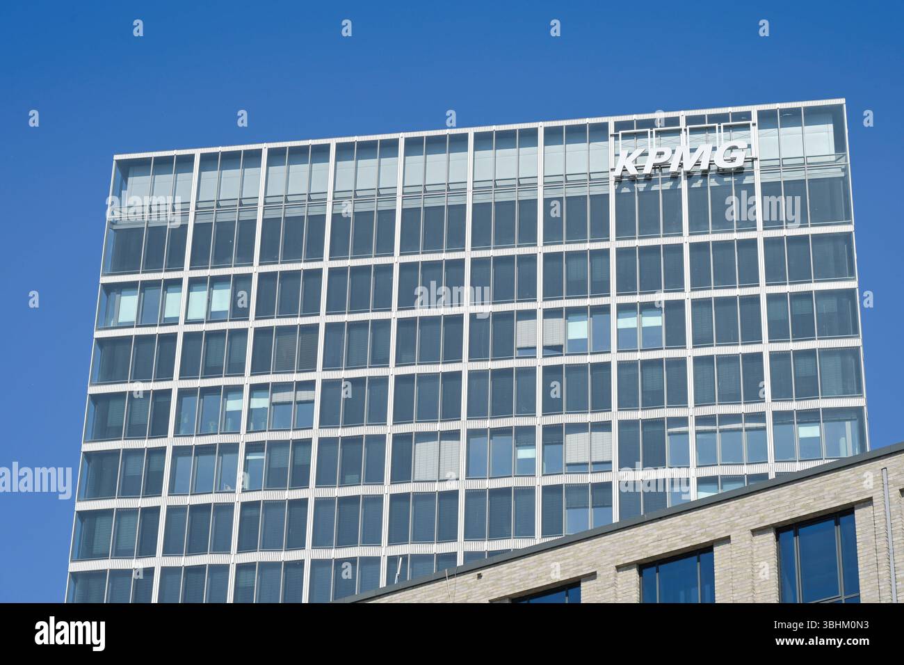 Hochhaus, KPMG Wirtschaftsprüfungsgesellschaft, Heidestraße, Bezirk Mitte, Berlin, Deutschland ...