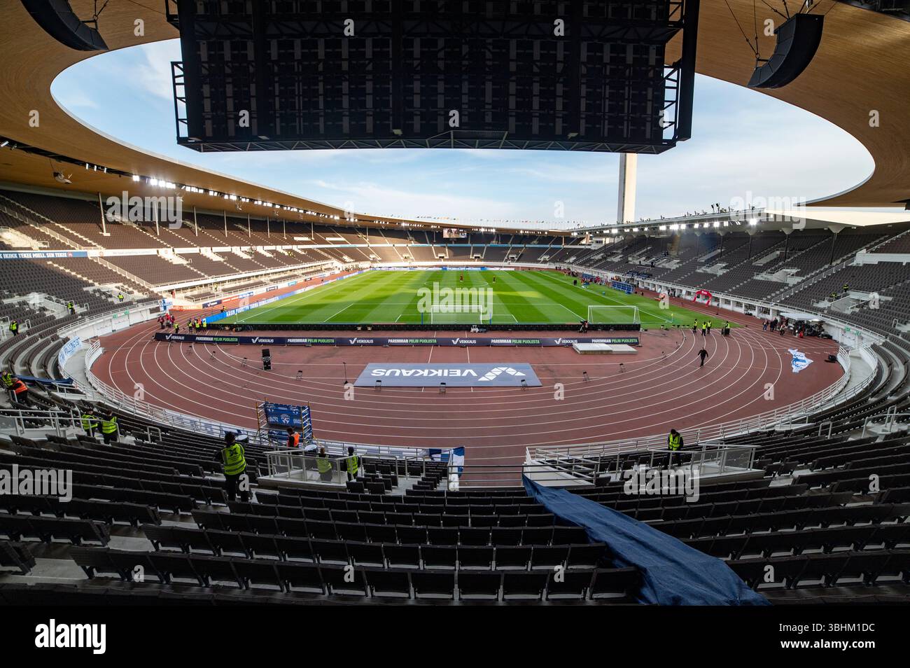 Helsinki, Finland. 10th June, 2025. A general view of Helsinki Olympia ...