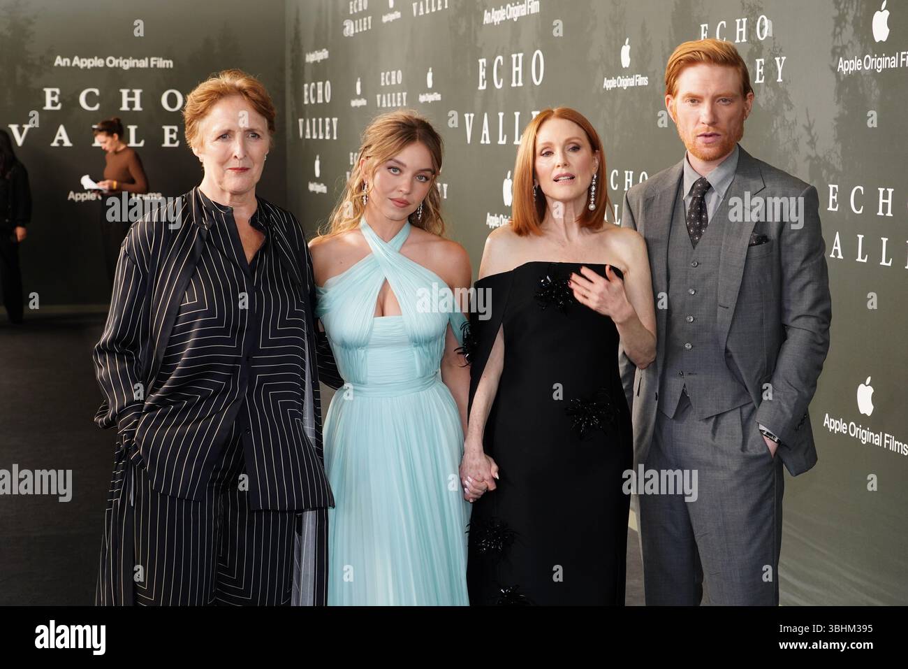 (left to right) Fiona Shaw, Sydney Sweeney, Julianne Moore and Domhnall ...