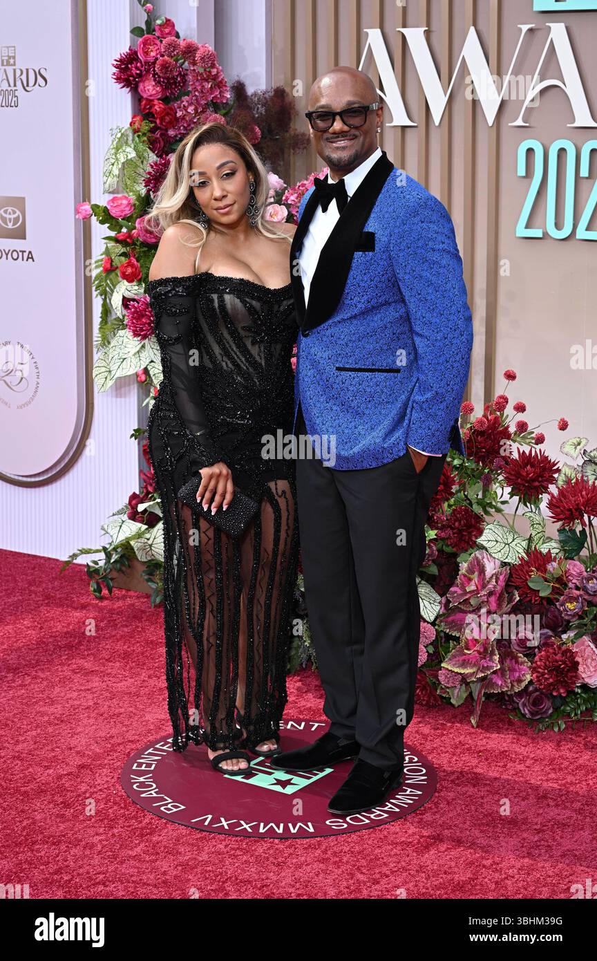 Monyetta Shaw und Big Tigger bei der Verleihung der 25. BET Awards 2025 ...