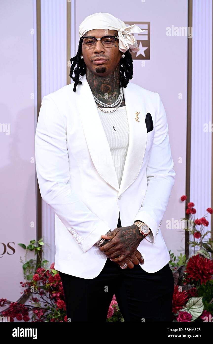 Moneybagg Yo bei der Verleihung der 25. BET Awards 2025 im Peacock ...