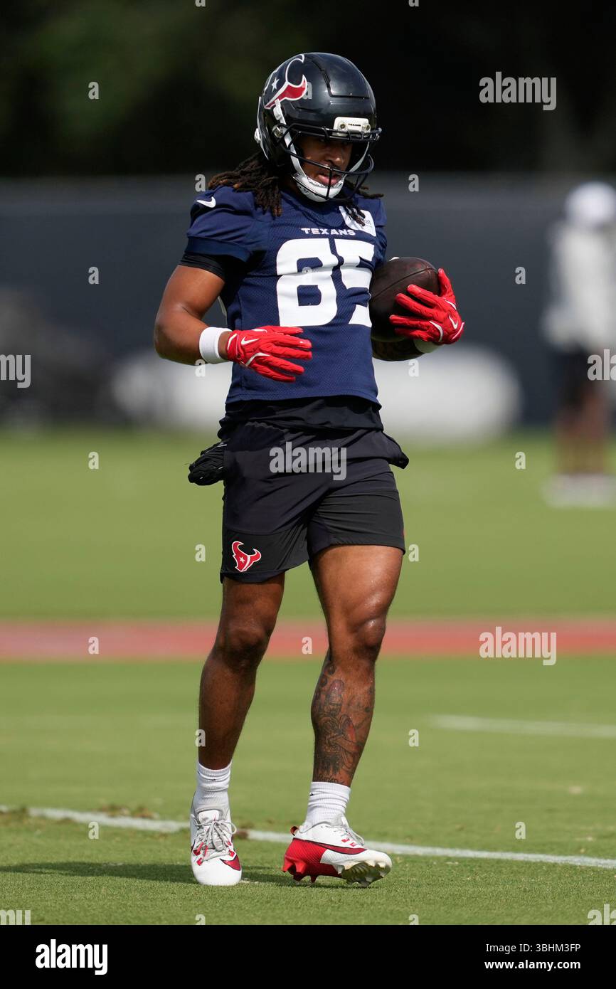 Houston Texans wide receiver Daniel Jackson works out during an NFL ...