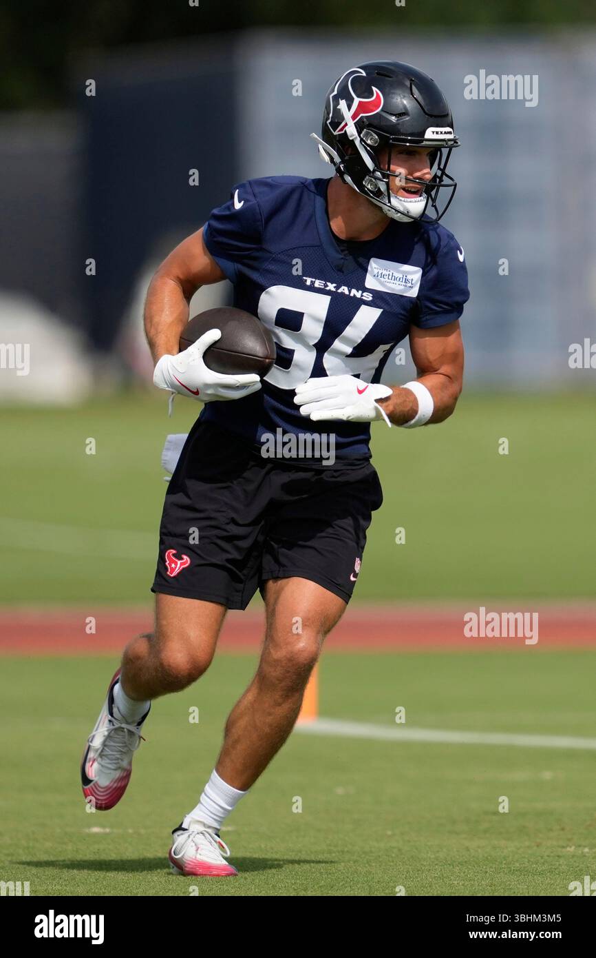 Houston Texans wide receiver Justin Watson works out during an NFL ...