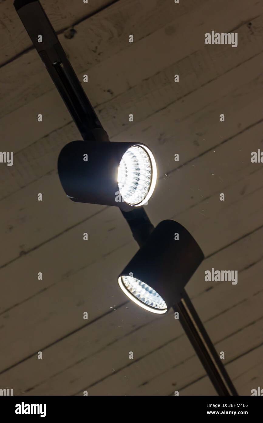 Close up modern ceiling led hi-res stock photography and images - Alamy