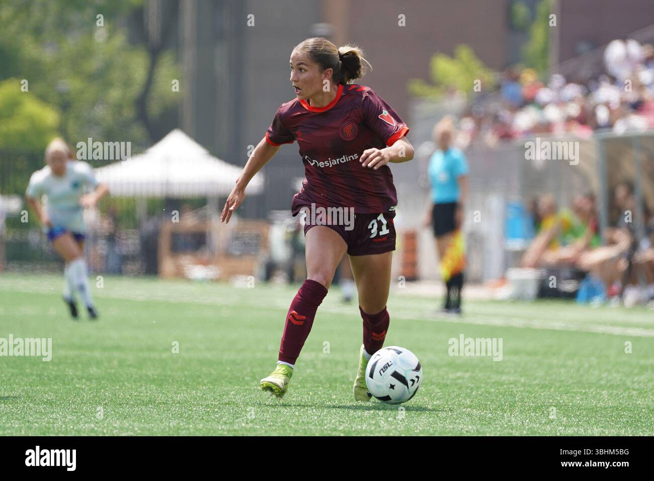 Toronto, Canada. 07th June, 2025. Colby Barnett #31 of AFC Toronto runs ...