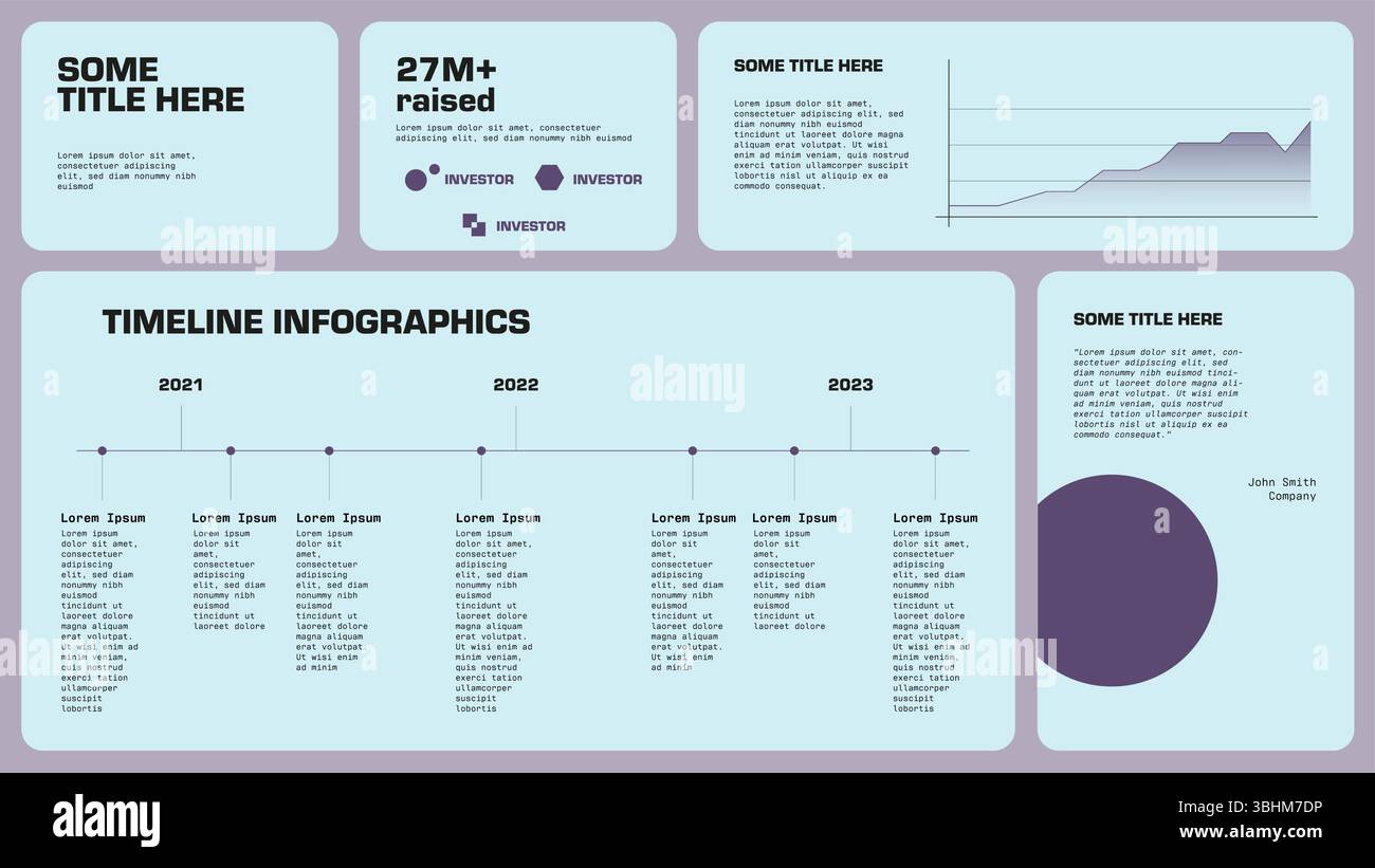 Business timeline infographics vector template. Project presentation ...
