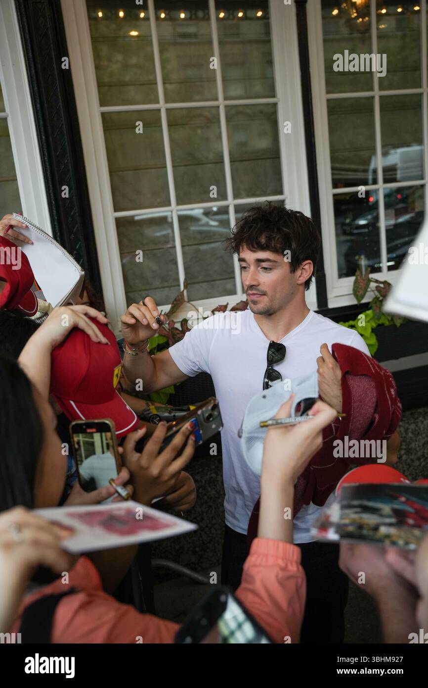 Montreal, Quebec, Canada – June 10, 2025: Ferrari Formula 1 driver ...