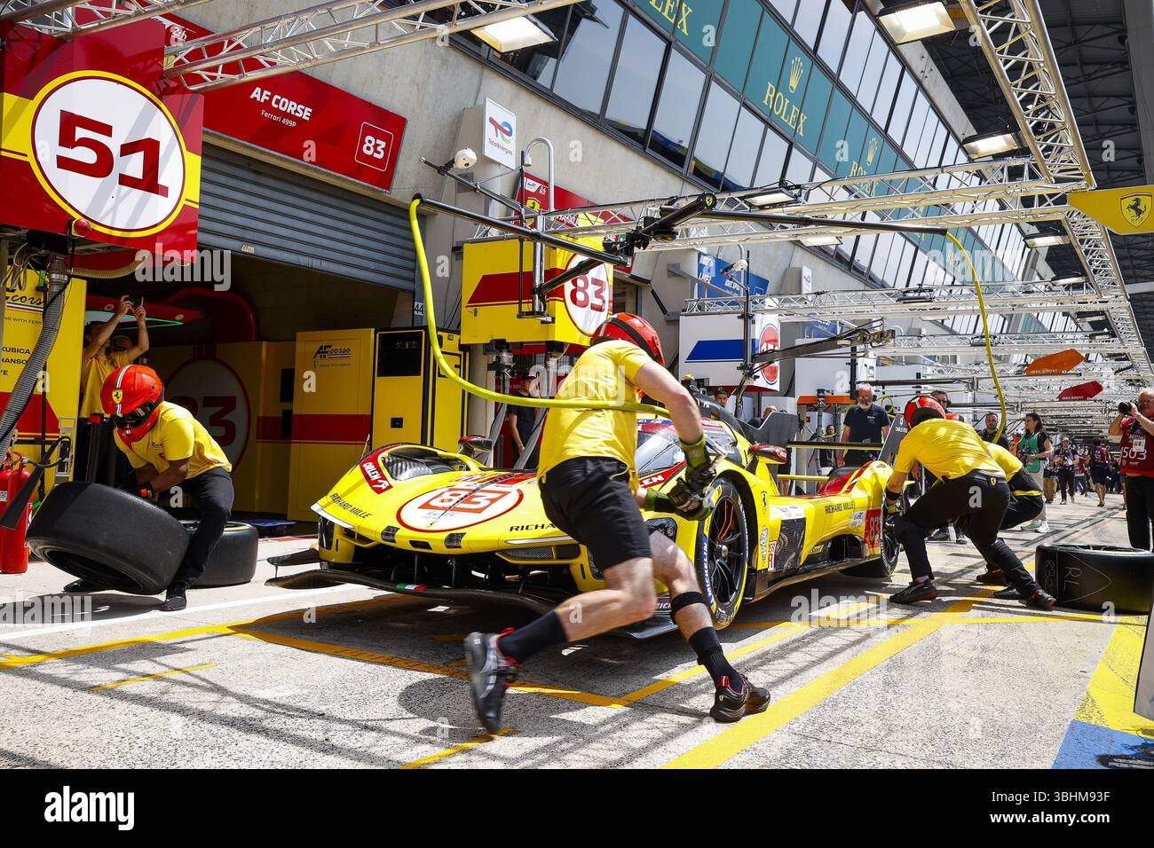 83 KUBICA Robert (pol), YE Yifei (chn), HANSON Philip (gbr), AF Corse, Ferrari 499P, #83 ...