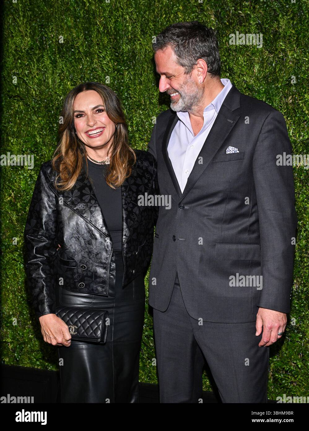 Mariska Hargitay, left, and husband Peter Hermann attend the 18th ...