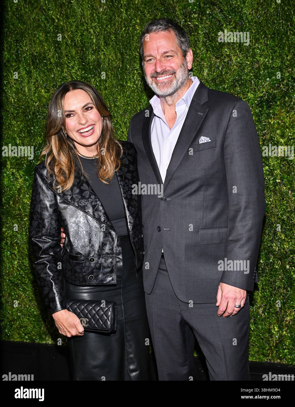 Mariska Hargitay, left, and husband Peter Hermann attend the 18th ...