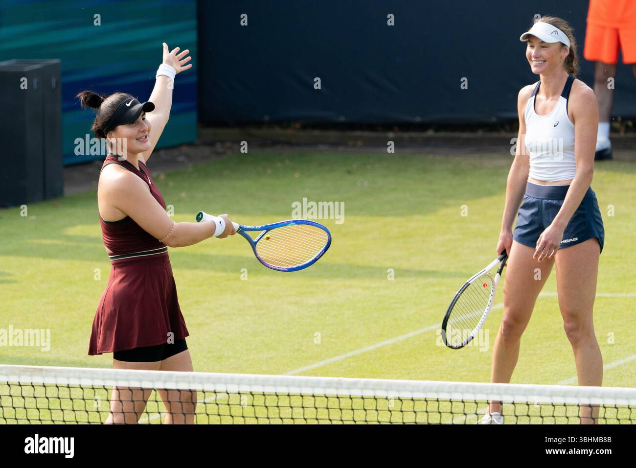 ROSMALEN, NETHERLANDS - JUNE 9: Bianca Andreescu of Canada, Carson ...