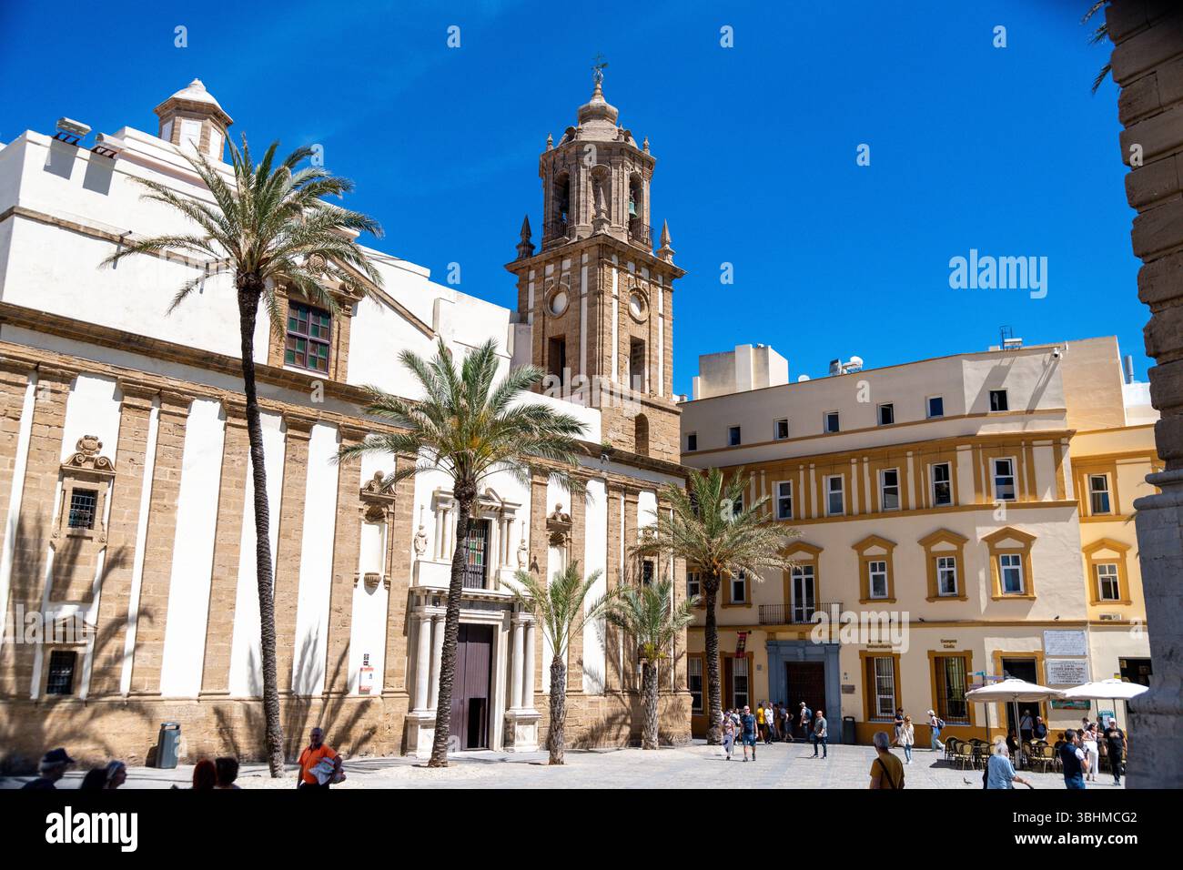 Cadiz, Cadiz - Spain - 05-06-2024: Main square in Cadiz, Spain ...