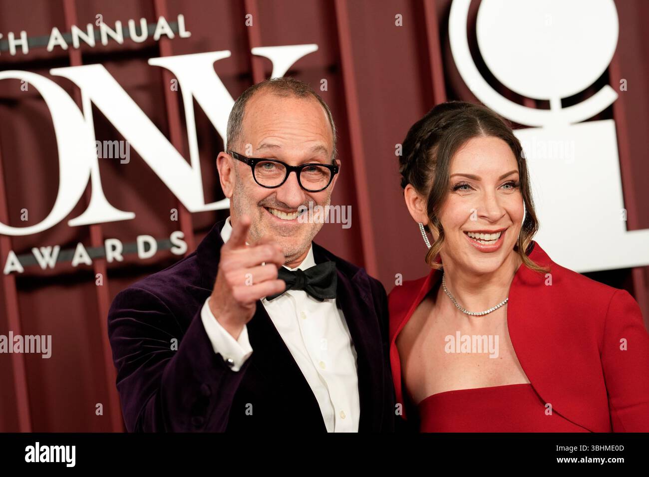 Jimmy Horowitz, Lowe Cunningham during the 2025 Tony Awards, held at ...
