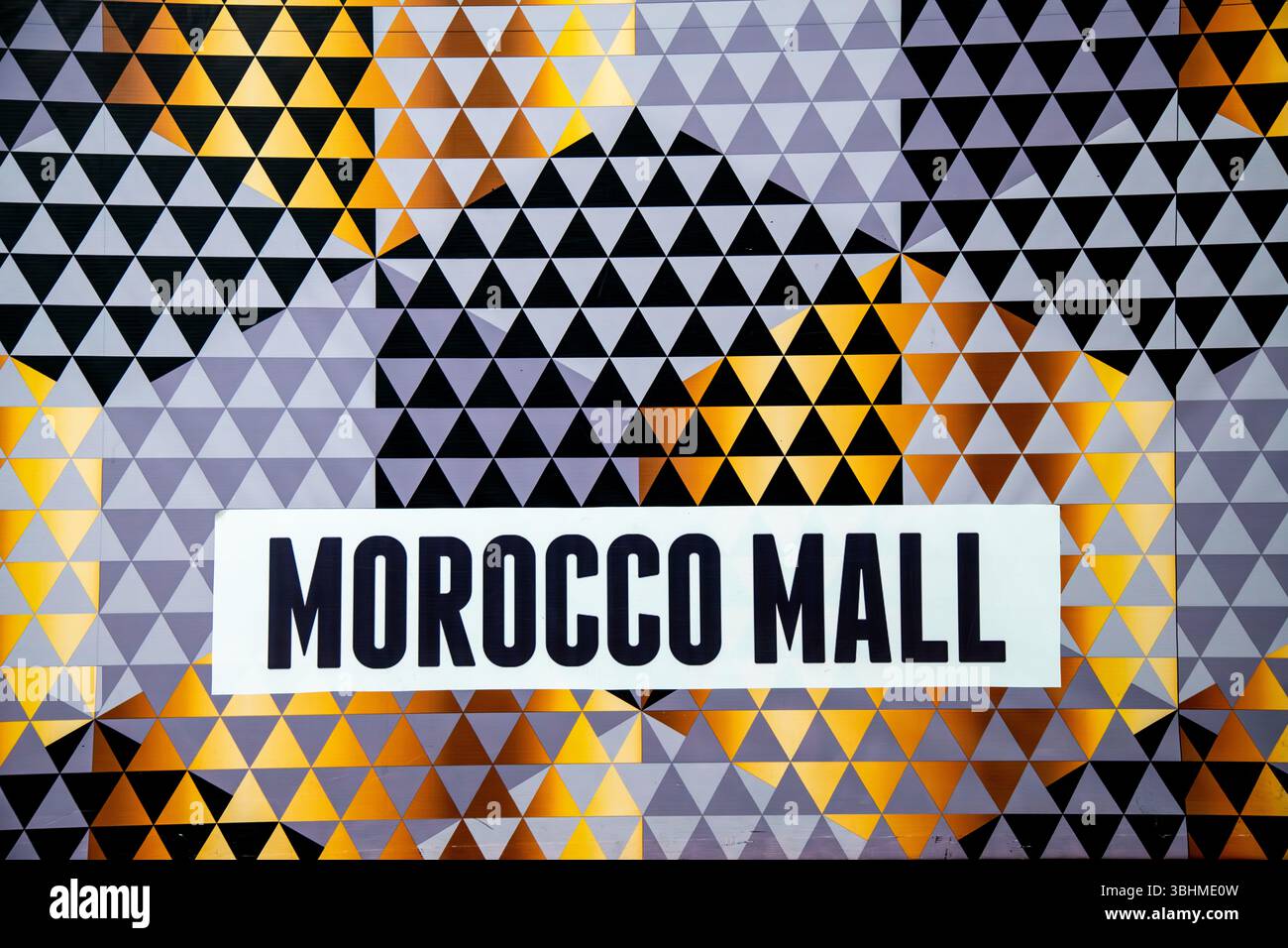 Casablanca, Casablanca-Settat - Morocco - 07-27-2024: Morocco Mall sign ...