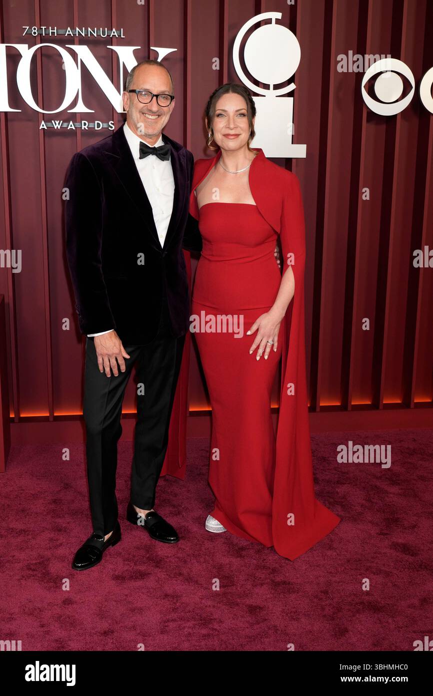 Jimmy Horowitz, Lowe Cunningham during the 2025 Tony Awards, held at ...