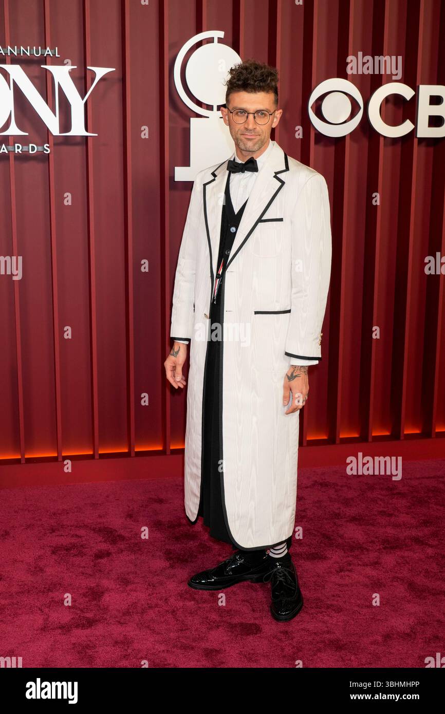Sam Pinkleton during the 2025 Tony Awards, held at Radio City Music ...