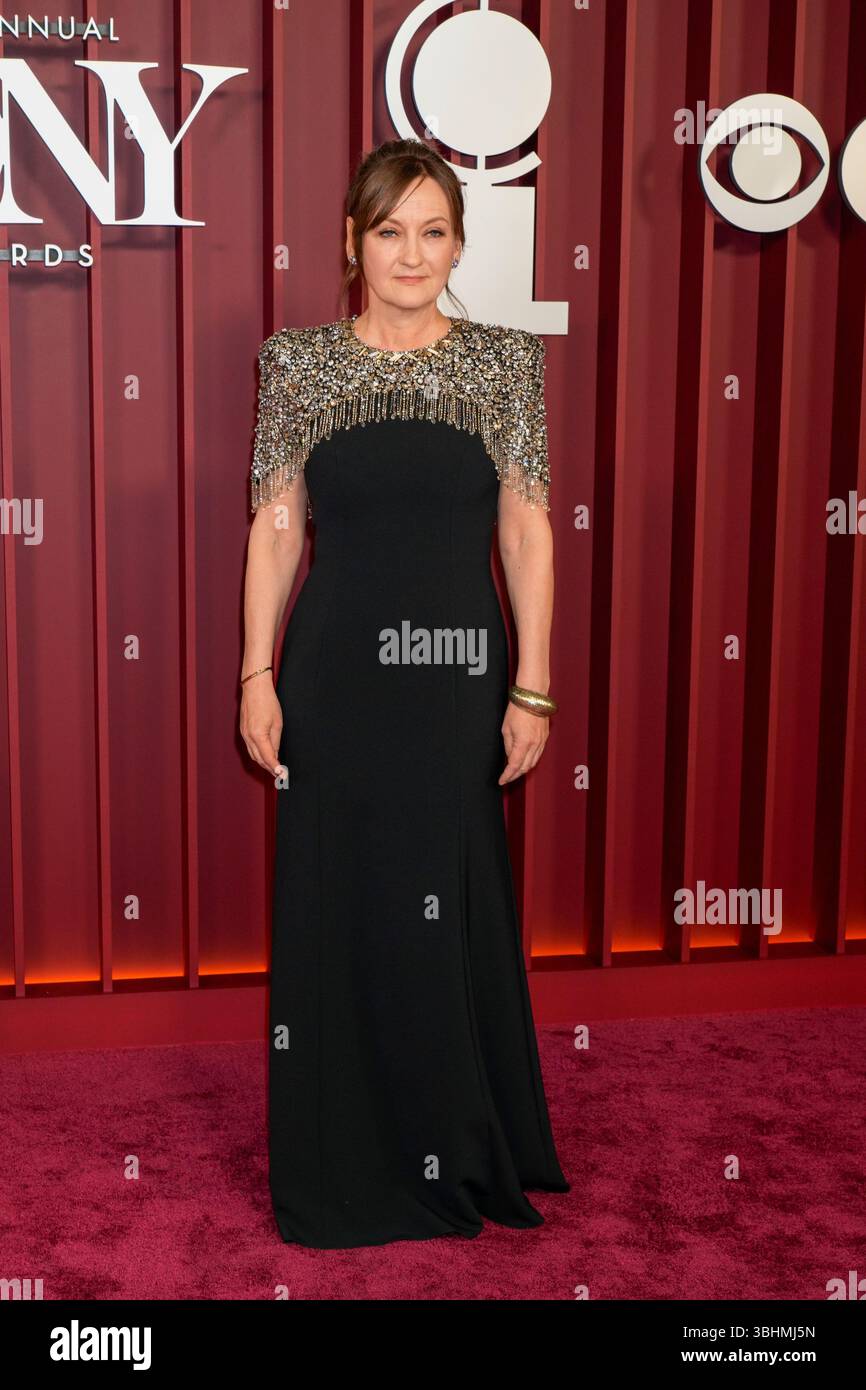 Miriam Buether during the 2025 Tony Awards, held at Radio City Music ...