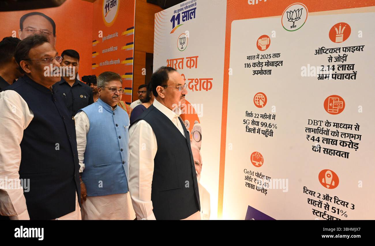 New Delhi, India. 09th June, 2025. NEW DELHI, INDIA - JUNE 9: BJP ...