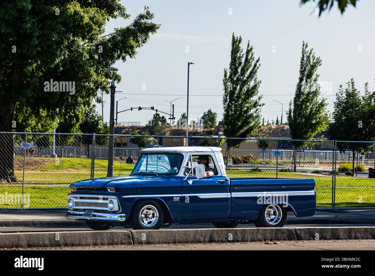 A 1965 Chevy C-10 Truck at the 2025 American Graffiti car show and ...