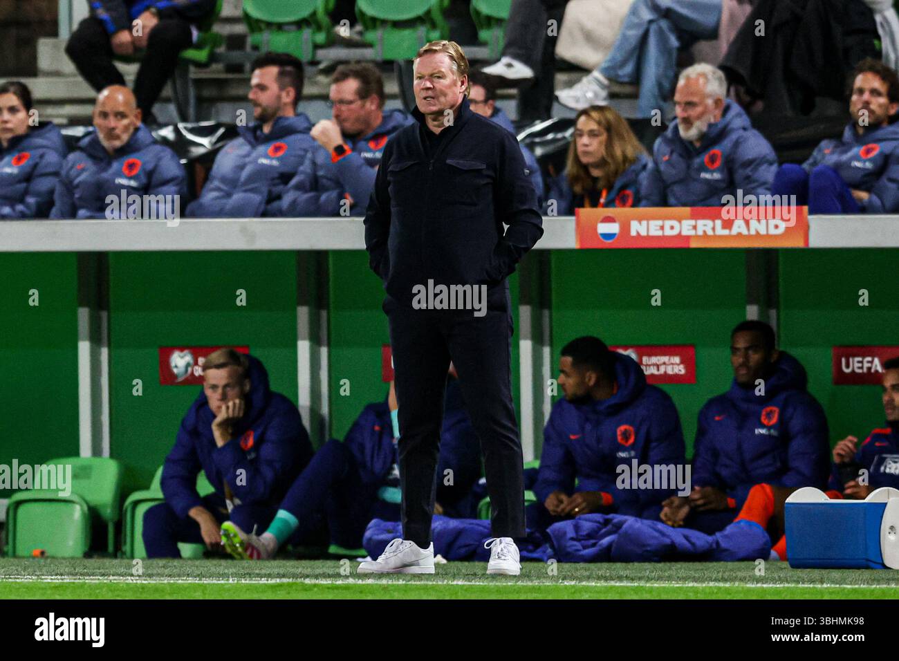 GRONINGEN, NETHERLANDS - JUNE 10: head coach Ronald Koeman of ...