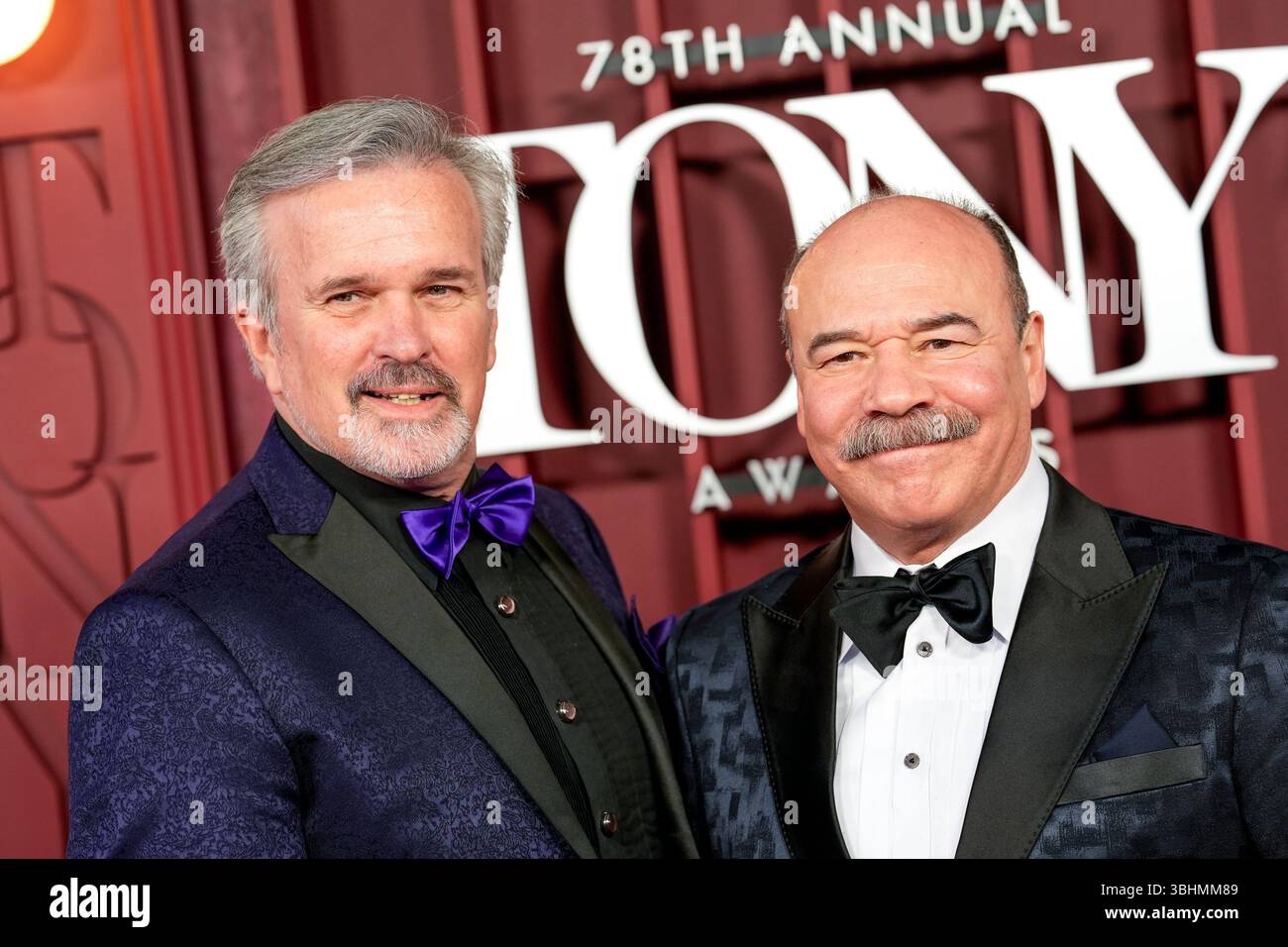 George Dvorsky, Danny Burstein during the 2025 Tony Awards, held at ...