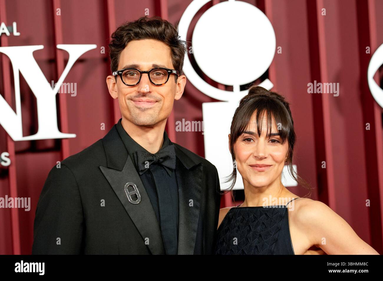 Justin Peck, Patricia Delgado during the 2025 Tony Awards, held at ...