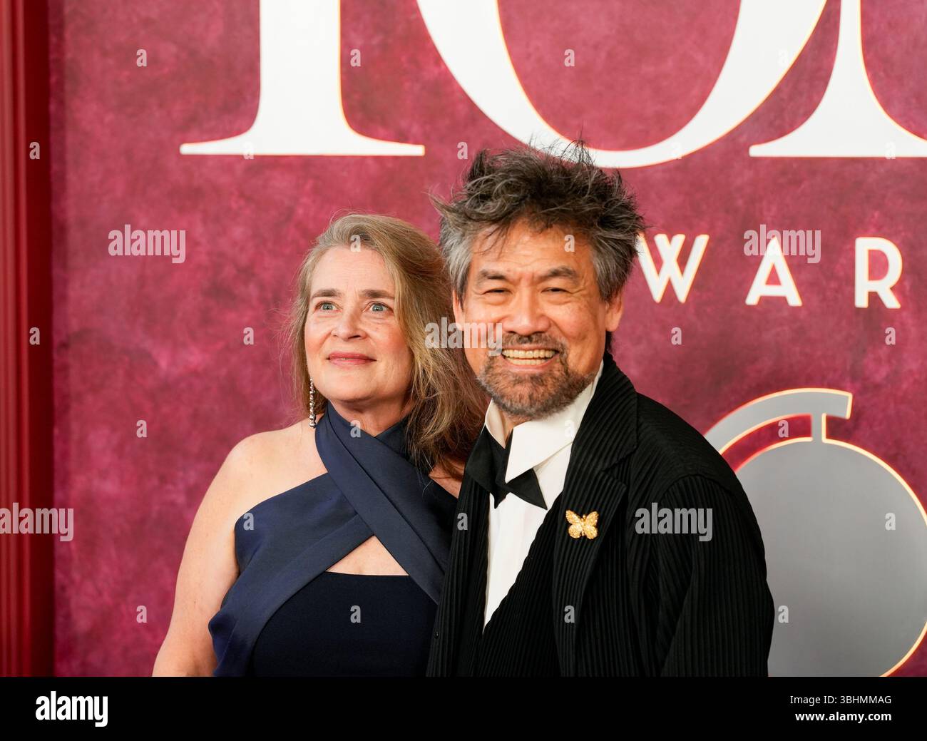 David Henry Hwang, Kathryn Layng during the 2025 Tony Awards, held at ...