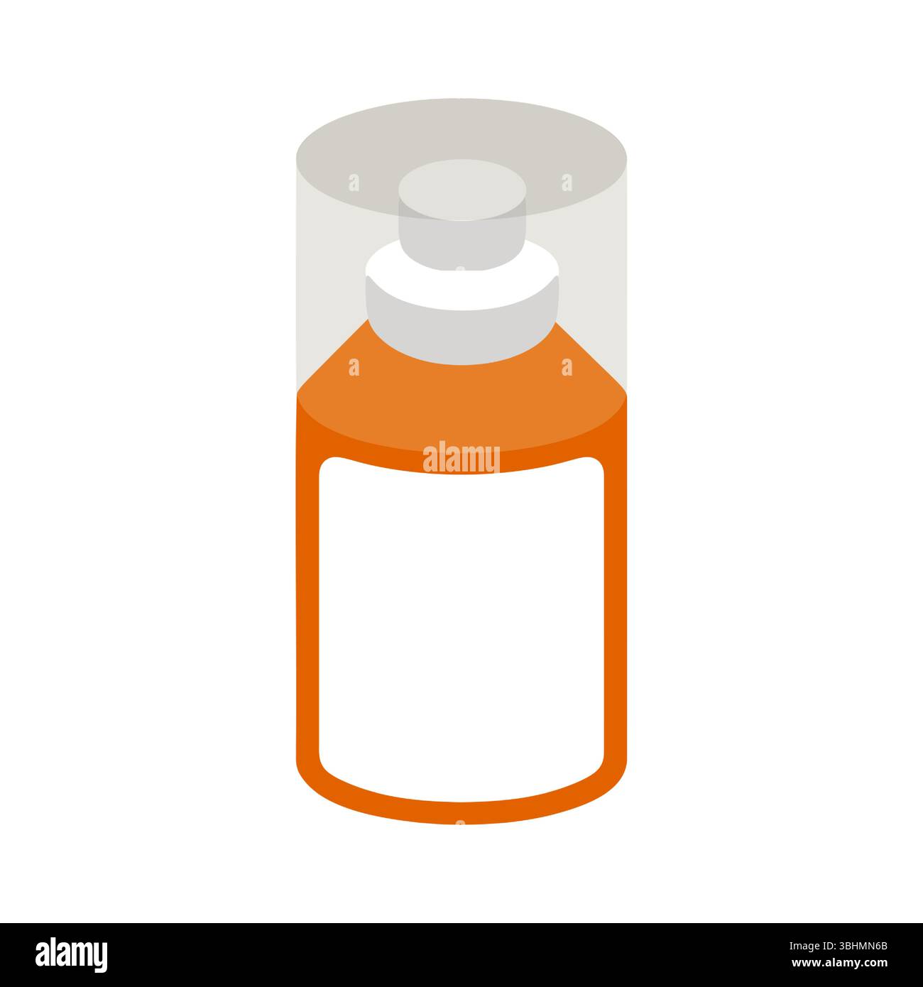 Beauty cosmetics packaging orange Stock Vector Images - Alamy