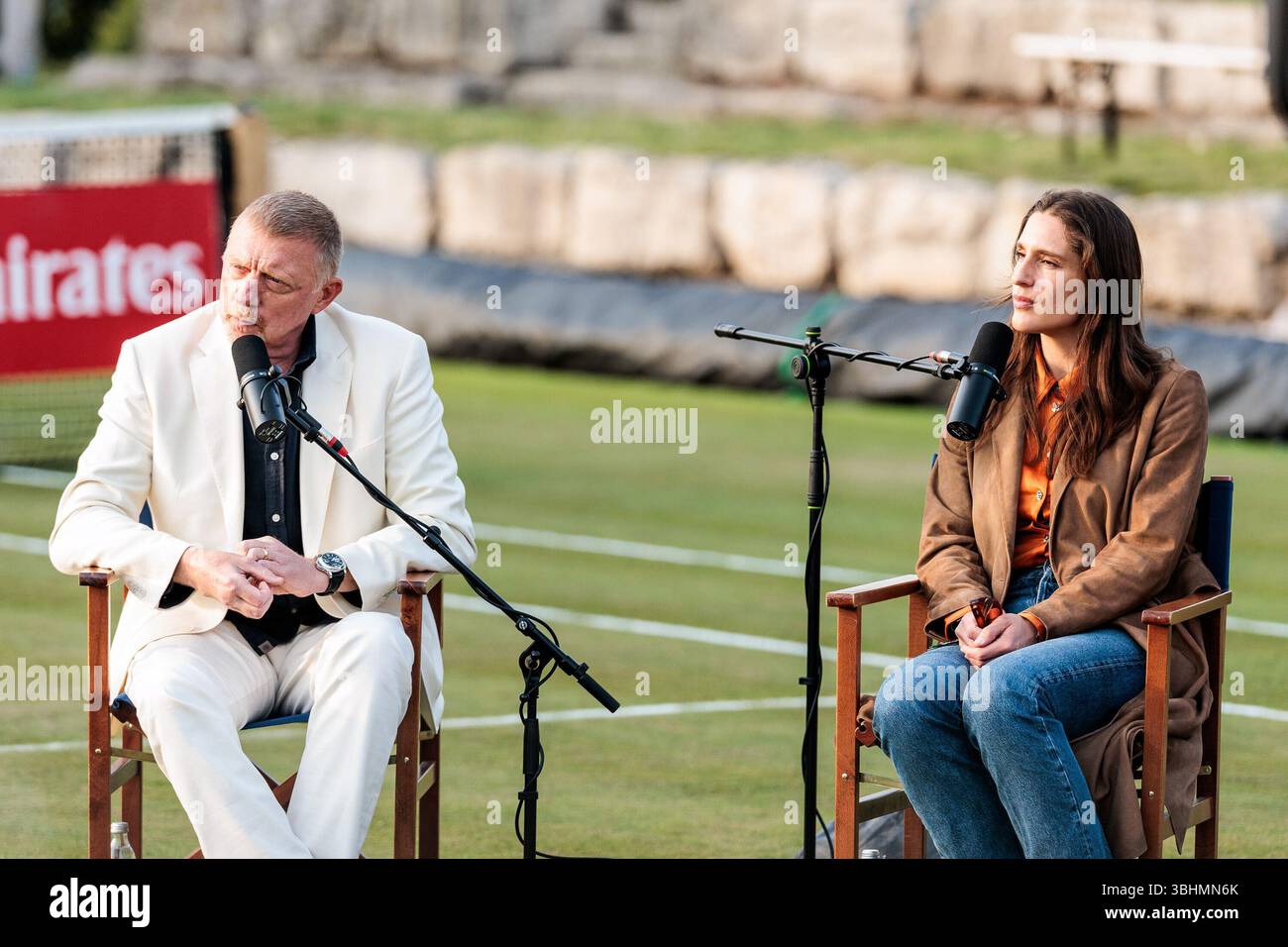 Stuttgart, Deutschland. 10th June, 2025. Boris Becker und Andrea ...