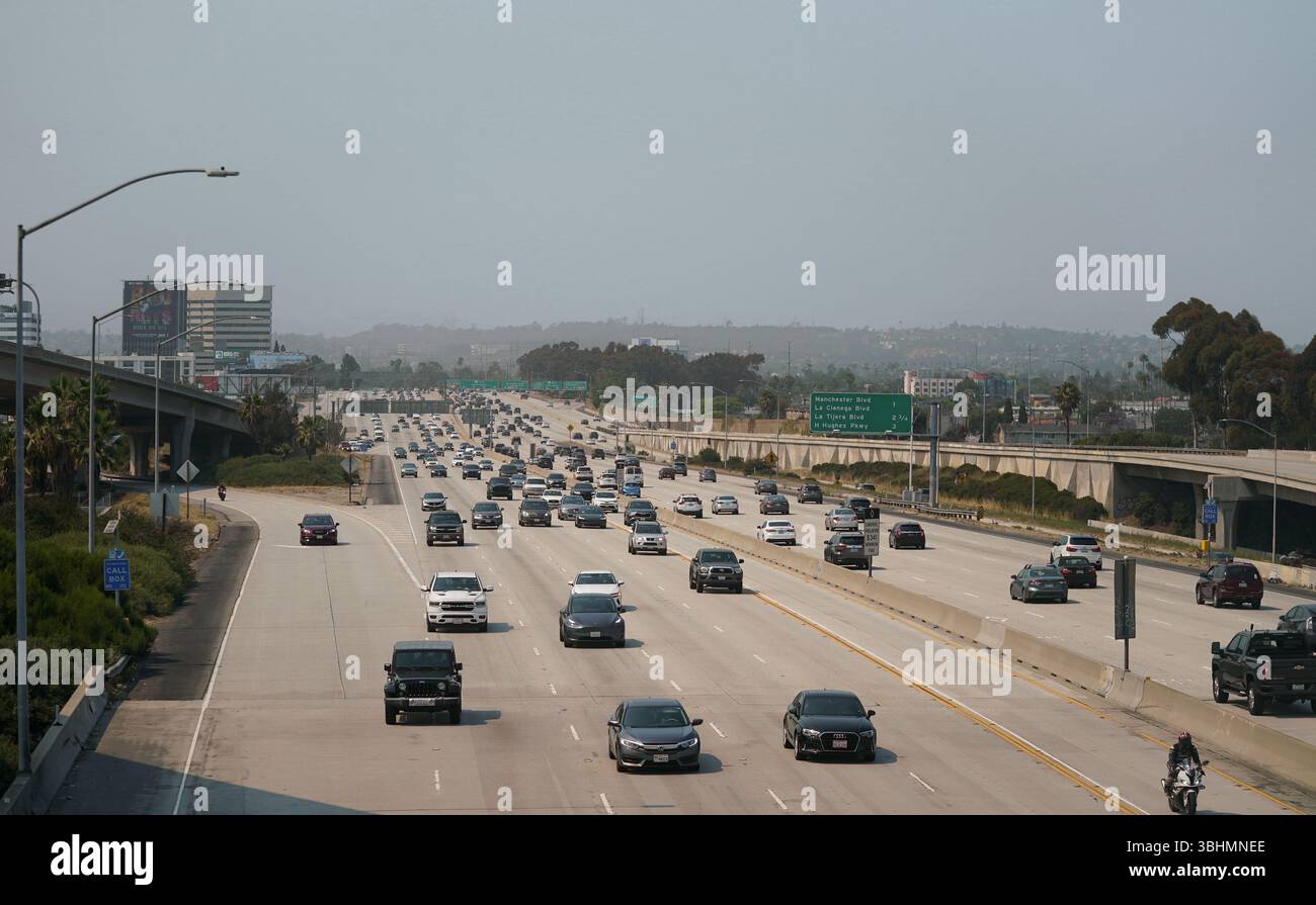 Los Angeles freeway Stock Photo - Alamy