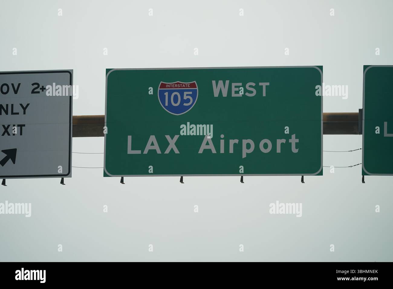 Los Angeles freeway sign Stock Photo - Alamy