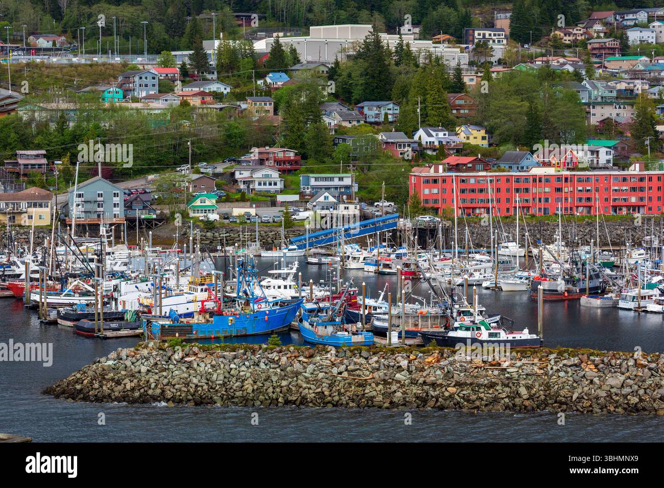 Bar Harbor, Ketchikan, Revillagigedo Island, Alaska,USA Stock Photo - Alamy