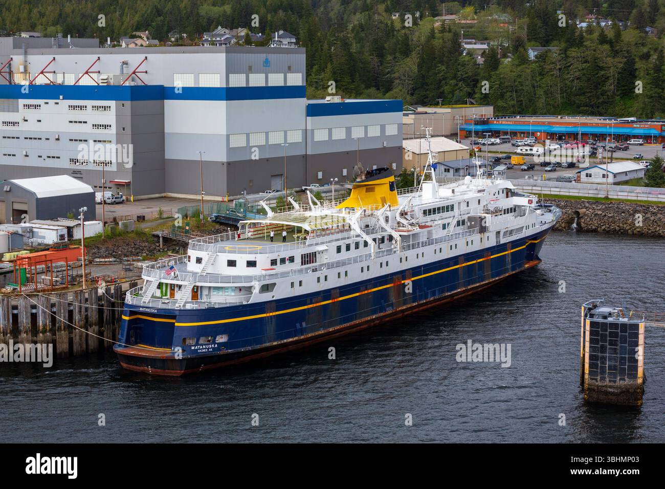 Ferry Terminal, Ketchikan, Revillagigedo Island, Alaska,USA Stock Photo ...