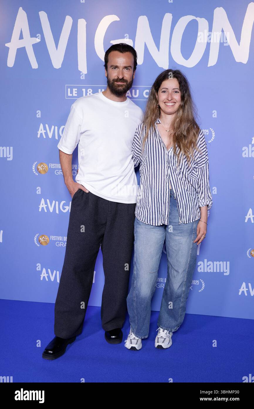 Paris, France. 10th June, 2025. Amaury de Crayencour and his wife Baya ...