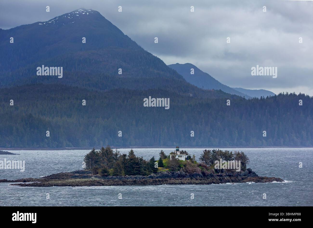 Guard Island Lighthouse, ,Ketchikan, Revillagigedo Island, Alaska,USA ...