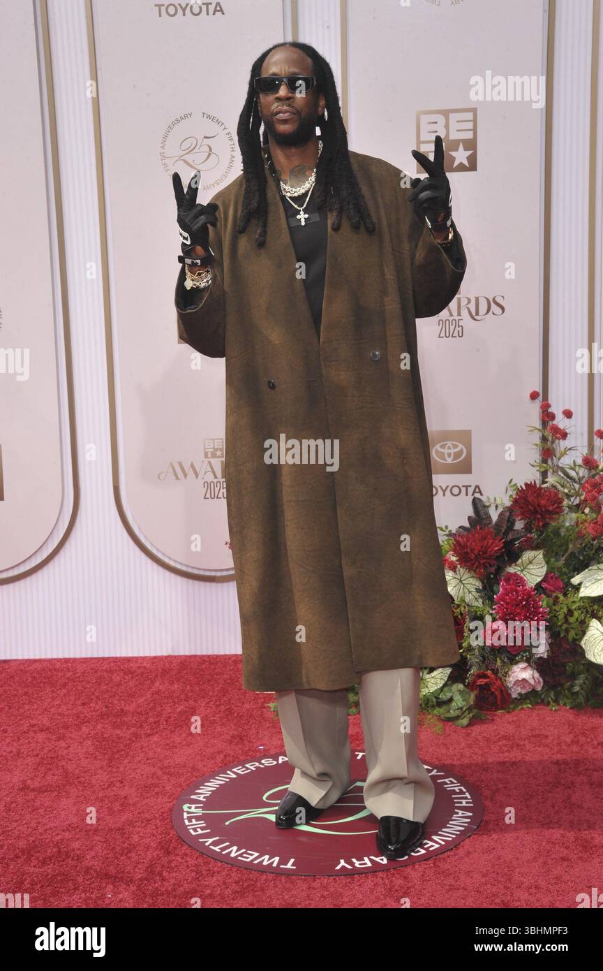 Ca. 09th June, 2025. 2 Chainz at arrivals for BET Awards 2025, Los ...