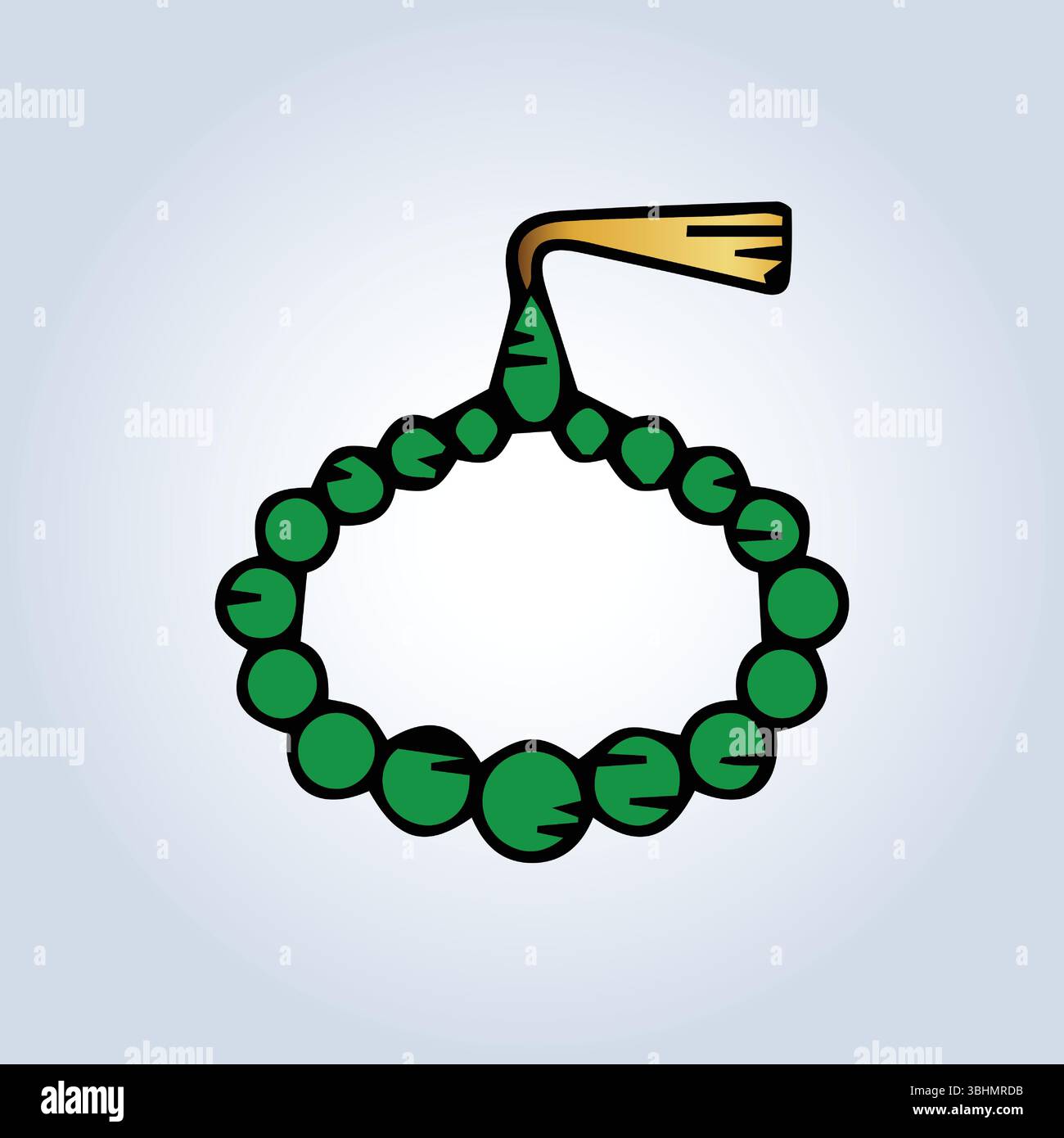 Muslim prayer beads rosary Stock Vector Images - Alamy