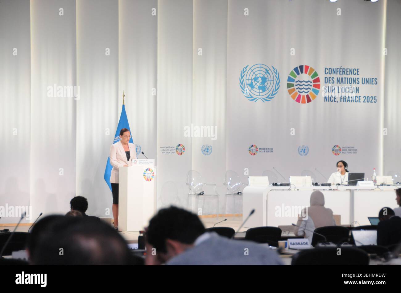 Nice, France. 10th Juin 2025. UNOC3, 2nd day of the third United ...