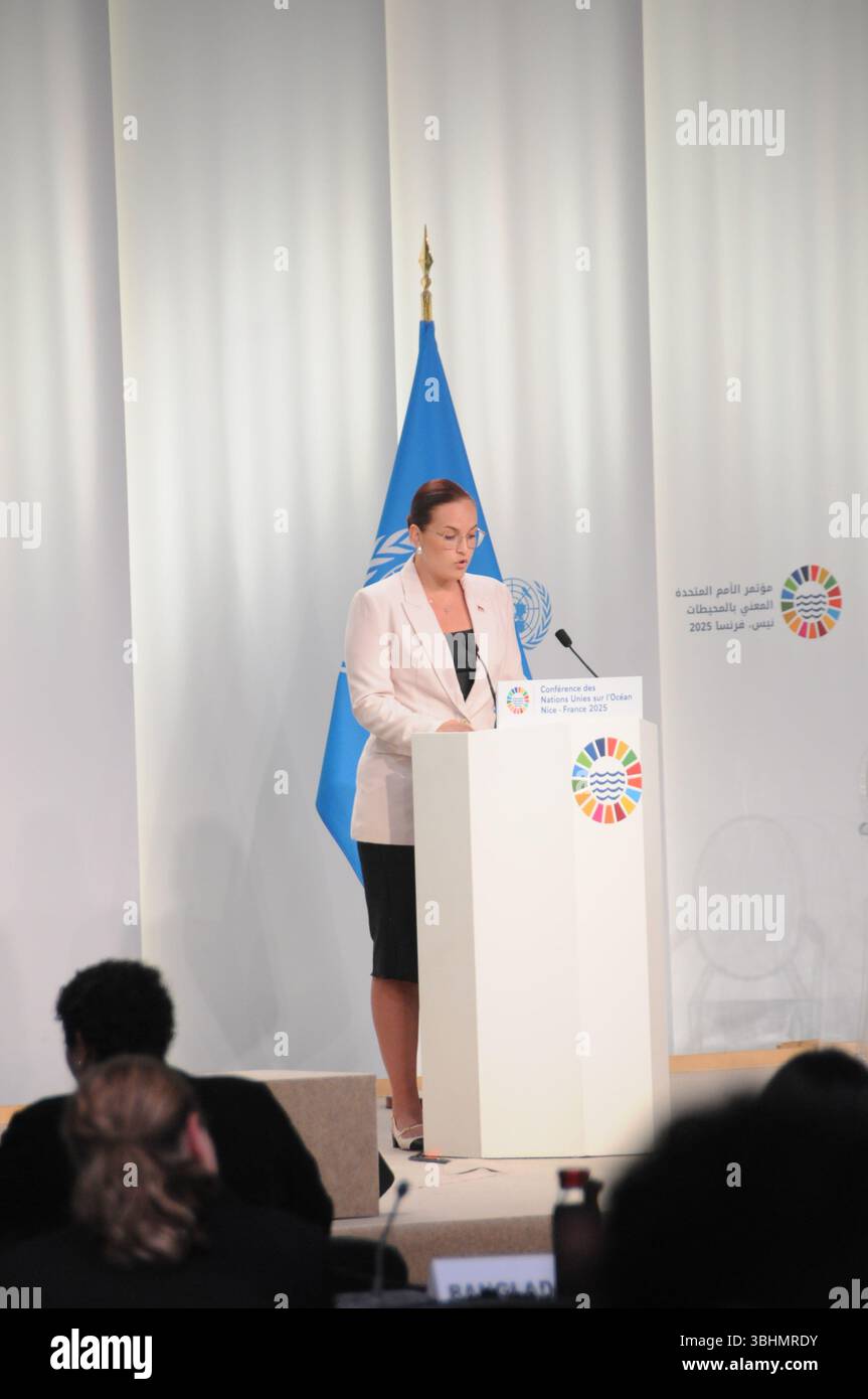 Nice, France. 10th Juin 2025. UNOC3, 2nd day of the third United ...