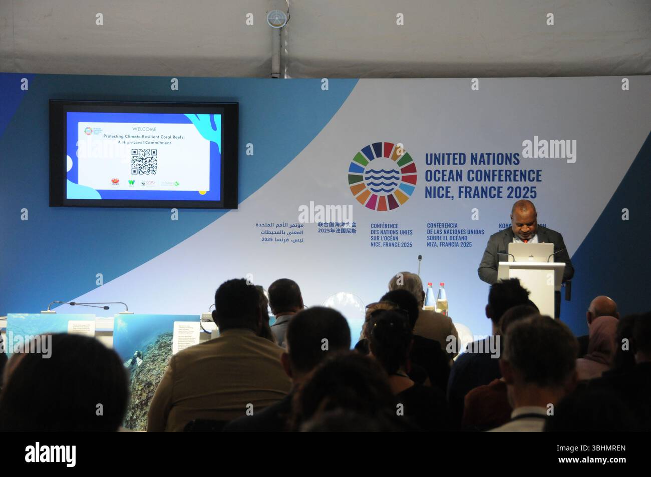 Nice, France. 10th Juin 2025. UNOC3, 2nd day of the third United ...