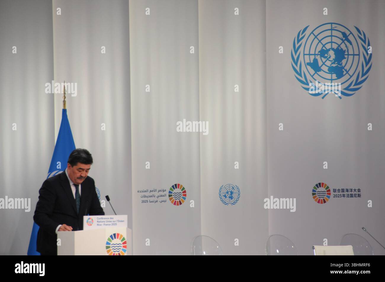 Nice, France. 10th Juin 2025. UNOC3, 2nd day of the third United ...