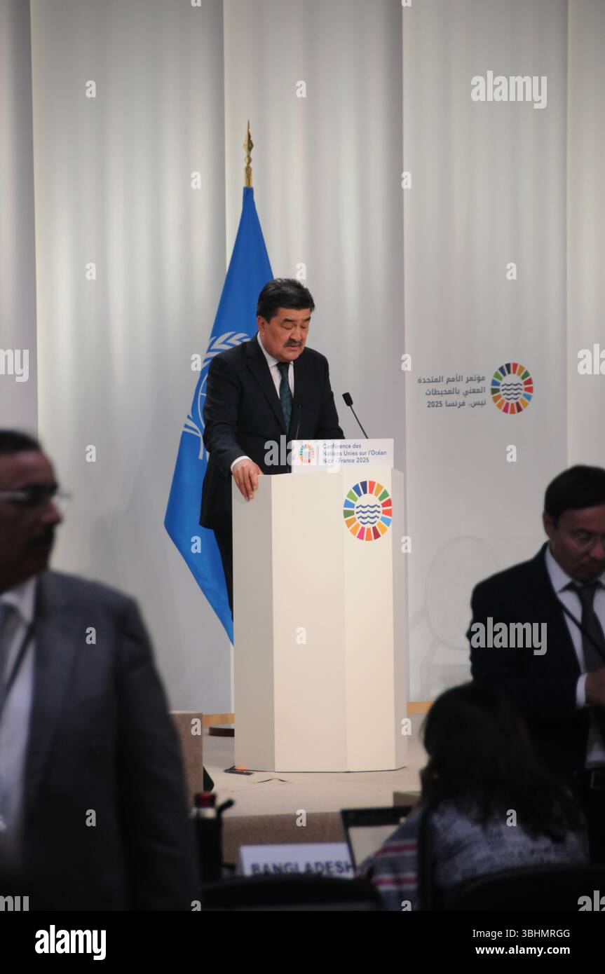 Nice, France. 10th Juin 2025. UNOC3, 2nd day of the third United ...