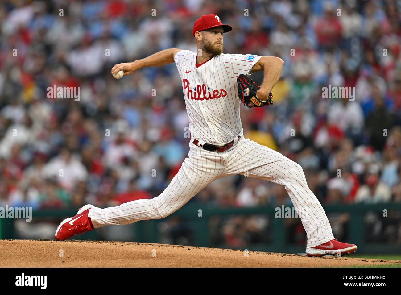 PHILADELPHIA, PA - JUNE 09: Philadelphia Phillies pitcher Zach Wheeler ...