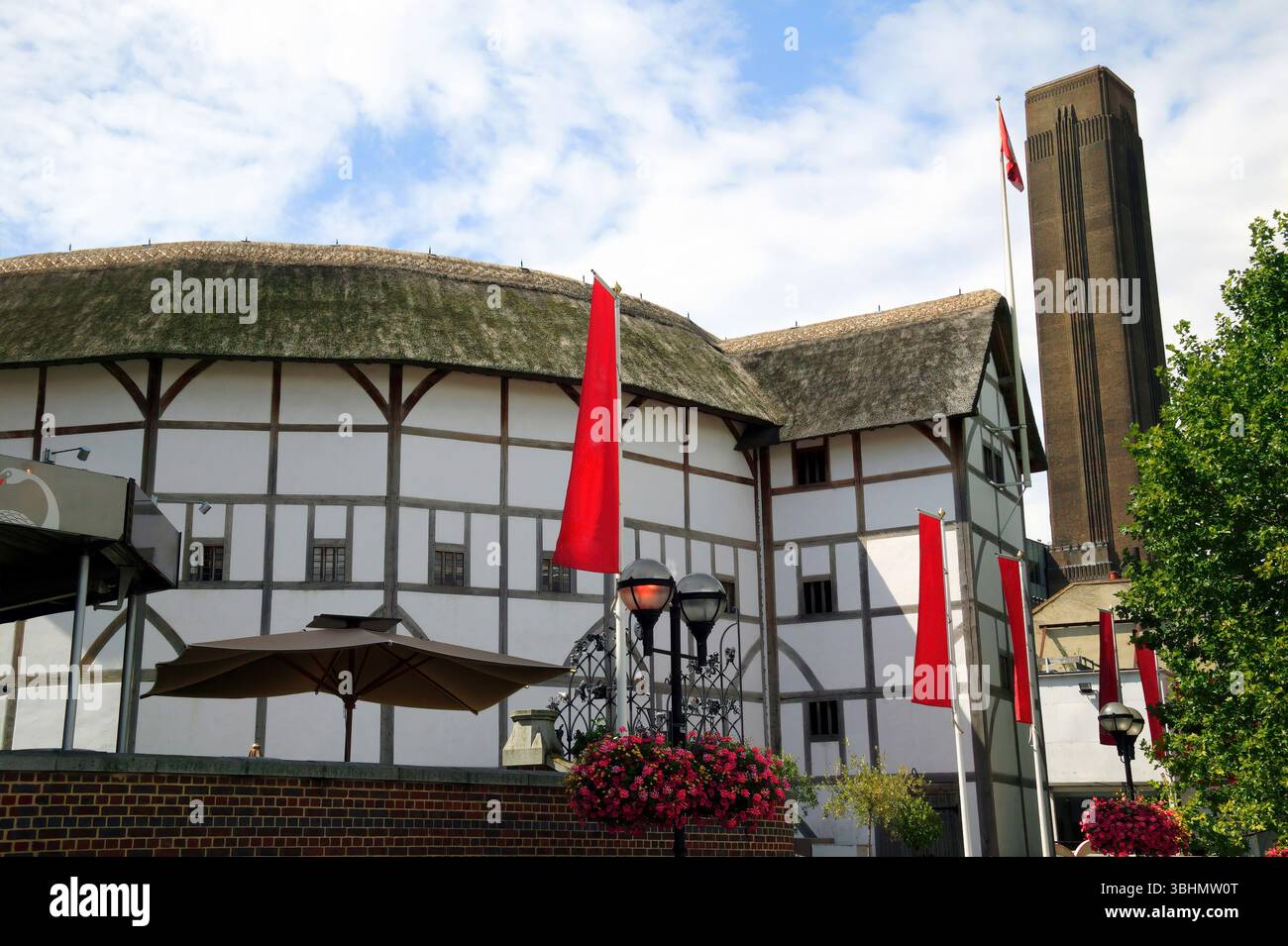 William Shakespeare's Globe Theatre which is situated beside the River ...
