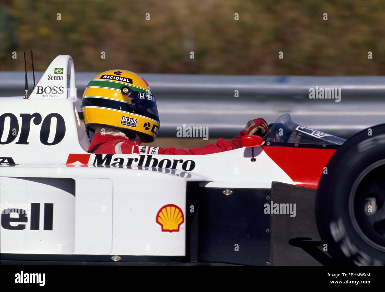 1988 Ayrton Senna McLaren MP4/4 Honda Formula 1 Hungarian Grand Prix ...