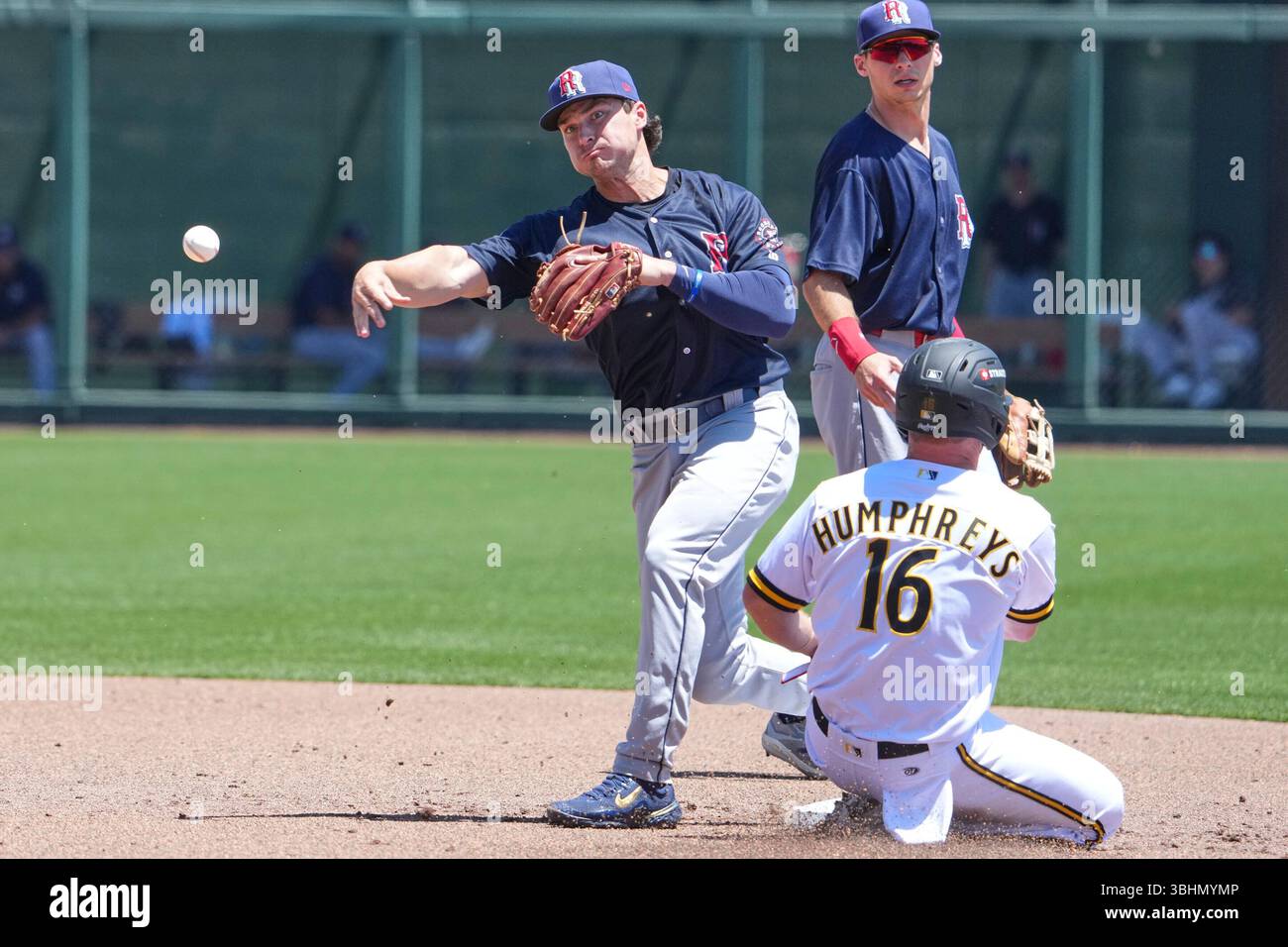 June 9 2025: Round Rock shortstop Michael Helman (13) makes a play ...