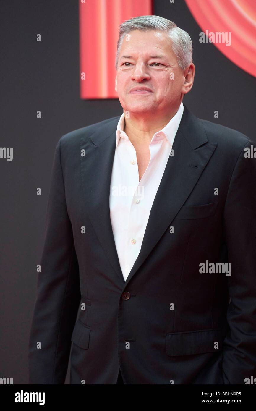 Madrid. Spain. 20250611, Ted Sarandos (Ceo Netflix) attends Netflix ...